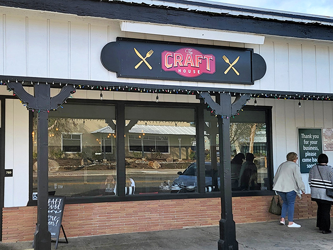 The unassuming storefront that's fooling absolutely nobody about the burger magic happening inside.