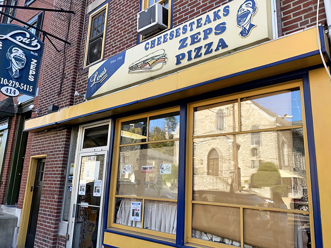 Lou's unassuming exterior on Norristown's East Main Street proves once again that culinary treasures often hide in plain sight.