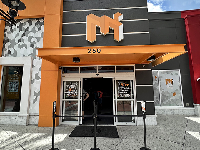 The Museum of Illusions beckons with its bold fa&ccedil;ade at ICON Park, promising a reality check your brain isn't quite ready for.