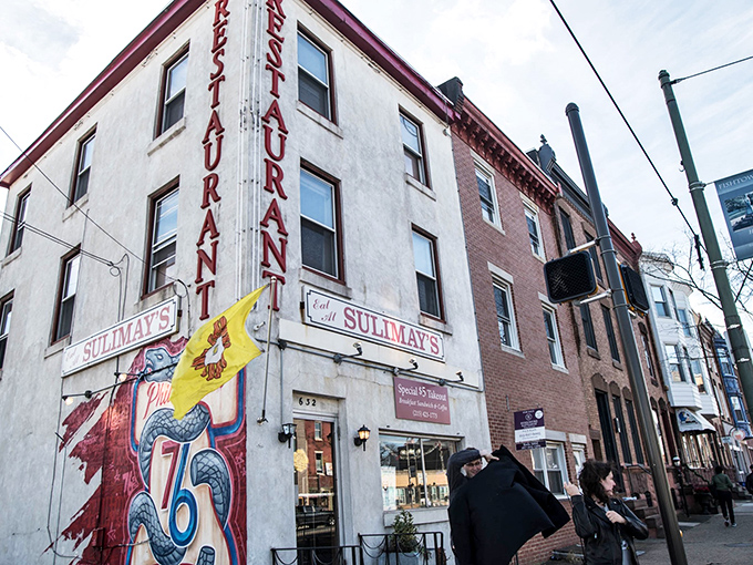 The colorful mural outside Sulimay's announces you've found Philadelphia's breakfast paradise in brick and mortar form.