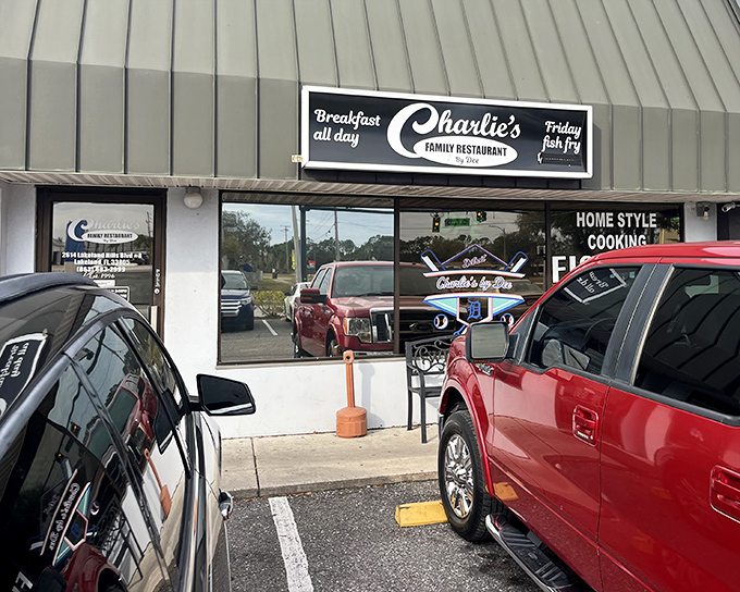 Charlie's Family Restaurant sits quietly on a Lakeland street, proving that culinary gold doesn't need flashy packaging.