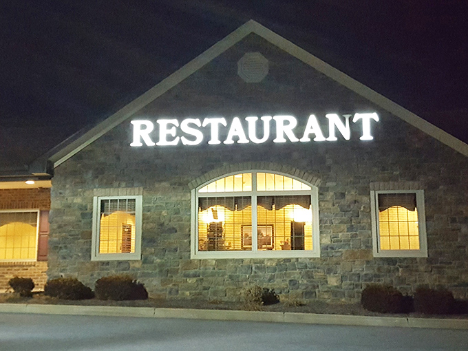 The stone facade welcomes hungry travelers like a beacon of comfort food hope. This isn't just a restaurant&mdash;it's a destination worth the drive.