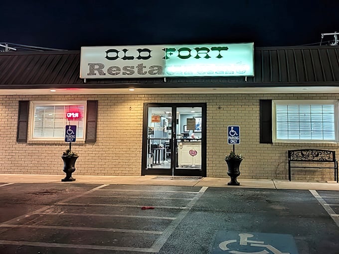 The unassuming brick exterior of Old Fort Restaurant proves the old adage true&mdash;never judge a book by its cover. Culinary treasures await inside!