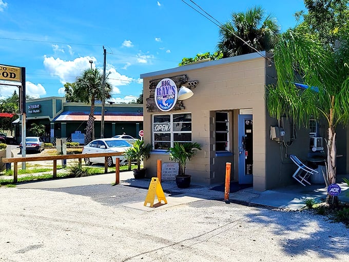This unassuming beige building houses seafood treasures that would make Neptune himself swim upstream to Tampa for a taste.