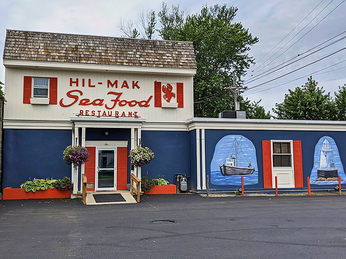 That nautical blue exterior isn't just paint &ndash; it's a promise of oceanic adventures waiting inside this Ashtabula gem.