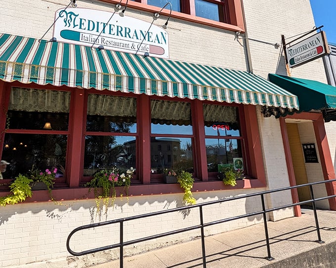 The classic green and white awning beckons like an old friend on Wilmington's Main Street&mdash;a promise of Mediterranean magic in small-town Ohio.