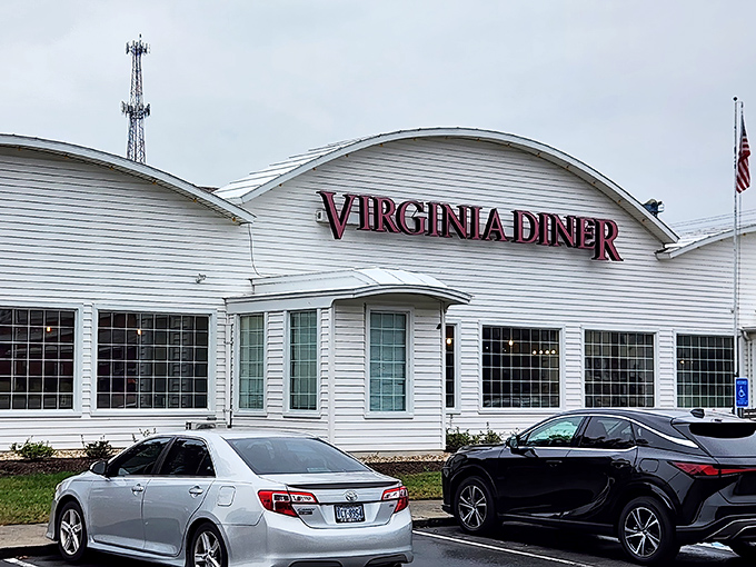 The white clapboard exterior of Virginia Diner stands like a beacon of comfort food hope along Route 460. Southern hospitality with architectural flair!