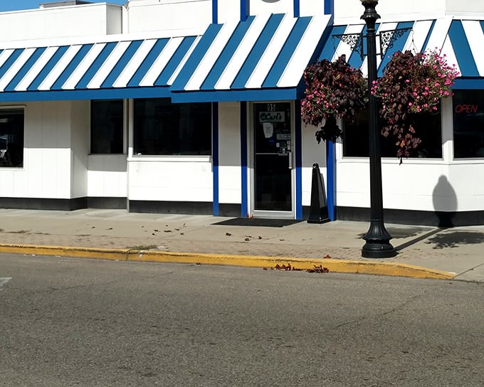 That blue and white awning isn't just decoration&mdash;it's a beacon of hope for hungry travelers on Ohio's backroads.