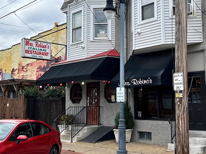 The unassuming storefront of Mrs. Robino's speaks volumes &ndash; behind that classic sign and black awning lies decades of Delaware culinary history and countless happy memories.