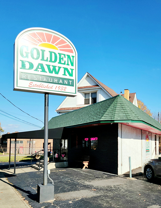 The unassuming exterior of Golden Dawn hides culinary treasures within&mdash;proof that you should never judge a restaurant by its fa&ccedil;ade.