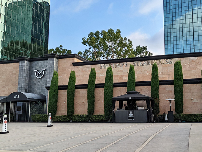 The stone fa&ccedil;ade and perfectly manicured cypress trees aren't just for show&mdash;they're your first clue that dinner tonight will be several notches above a drive-thru experience.