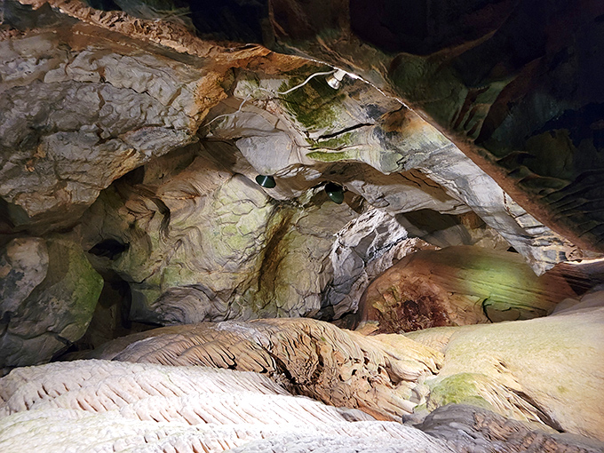 Nature's own sculpture gallery, where limestone formations create an otherworldly landscape that's been millions of years in the making.