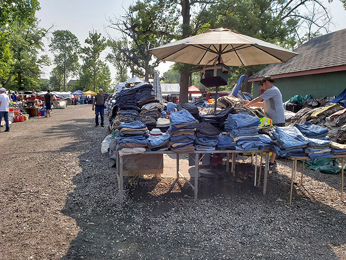 The red-roofed pavilions of Greenlawn Grove house treasures waiting to be discovered. Like a retail archaeological dig where the artifacts come home with you!