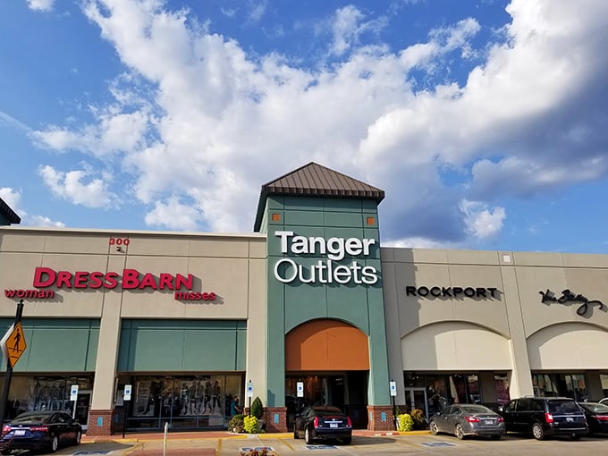 The iconic teal tower of Tanger Outlets Branson stands like a retail lighthouse, beckoning shoppers with promises of designer deals and discount treasures.
