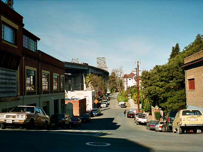 Downtown Crockett offers that perfect small-town backdrop where the bridge looms protectively, as if to say, "This little gem is worth crossing over for."