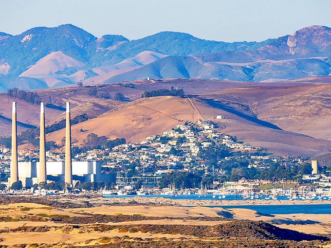 That magnificent volcanic sentinel has been watching over this peaceful bay for 23 million years.