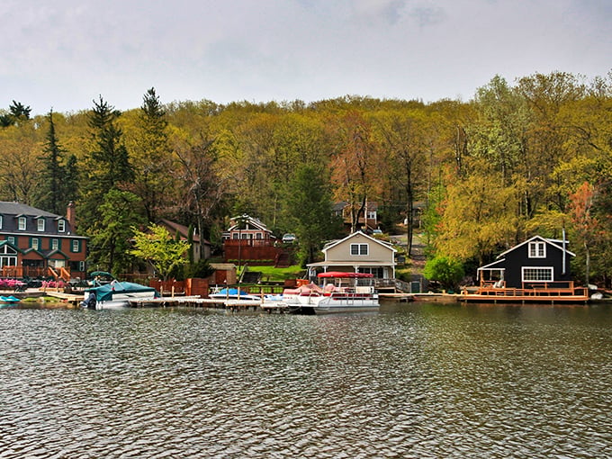 White Haven's charming main street feels like stepping into a postcard where time moves at the perfect pace.