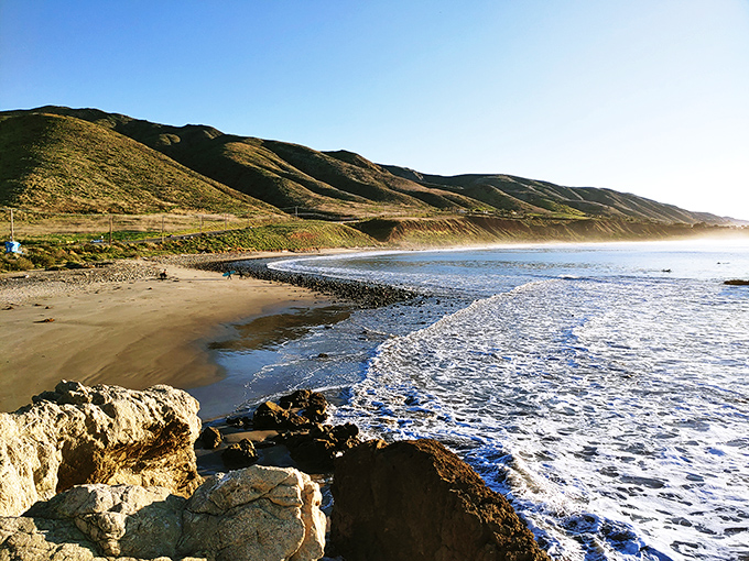 Where the Santa Monica Mountains kiss the Pacific, creating that rare California moment when you wonder why you ever waste time indoors.