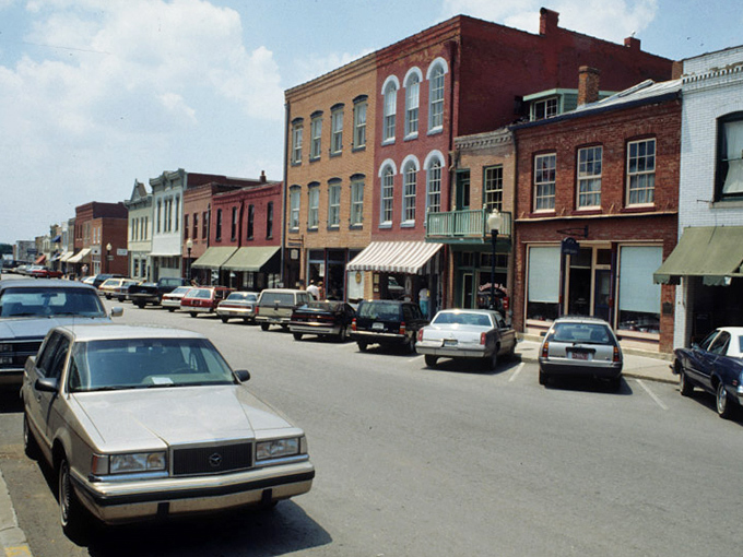 Main Street Weston looks like a movie set, but these historic storefronts are the real deal—no Hollywood magic required.