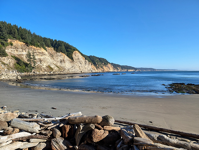 Where dramatic cliffs meet golden sands, Cape Arago's shoreline feels like nature's perfect postcard&mdash;one that no filter could possibly improve.