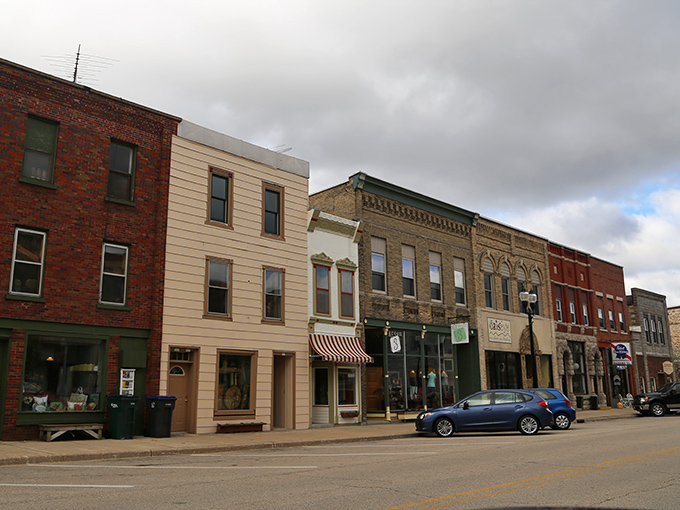 Historic brick facades line Princeton's main street, where time slows down and window shopping becomes an Olympic-worthy event.