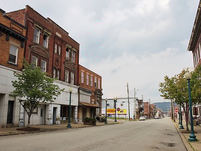Donora's main street looks like a movie set where small-town America comes to life, complete with classic brick buildings and that "everybody knows your name" vibe.