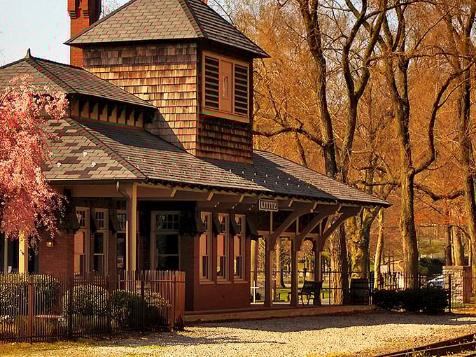 From above, Lititz looks like someone carefully arranged a perfect small town using the world's most charming building blocks.