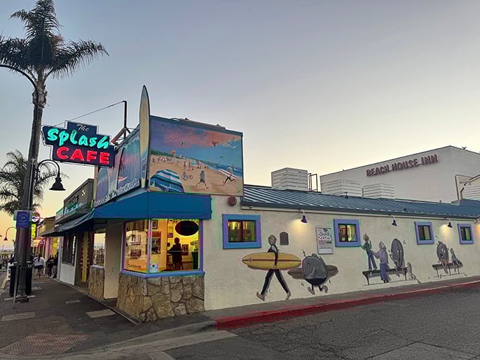 The unassuming beachfront facade of Splash Cafe hides culinary greatness within. Like finding a pearl in an oyster, this Pismo Beach landmark delivers coastal magic.