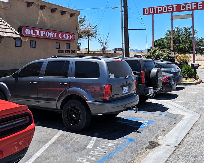 The unassuming exterior of Outpost Cafe might fool you, but locals know this modest building houses breakfast treasures worth any detour off I-15.