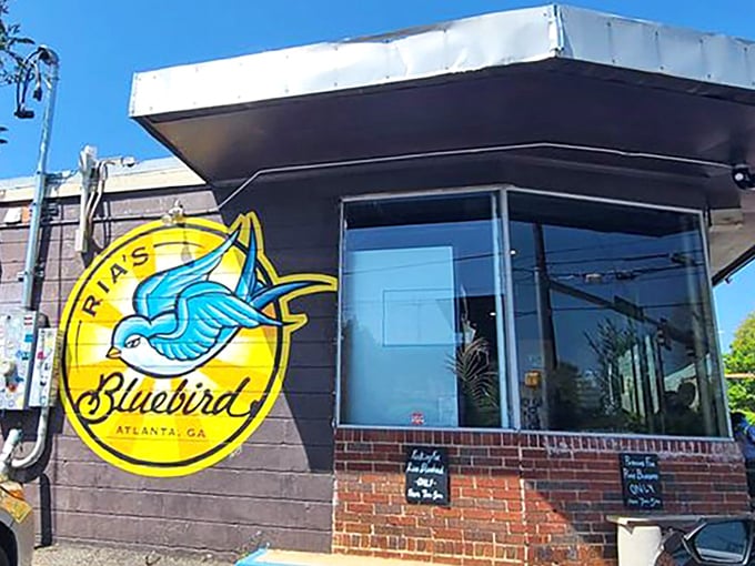 The cheerful blue bird logo welcomes you like an old friend. This unassuming corner cafe on Memorial Drive holds breakfast treasures worth waking up for. 