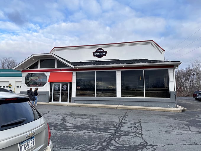 Classic diner architecture meets modern comfort in this Pottsville breakfast sanctuary that locals guard jealously.