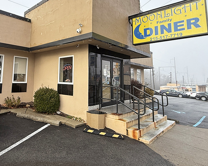 The unassuming exterior of Moonlight Diner hides culinary treasures within. Like finding a diamond in your breakfast cereal &ndash; unexpected but delightful!
