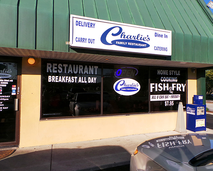 Charlie's Family Restaurant sits quietly on a Lakeland street, proving that culinary gold doesn't need flashy packaging.