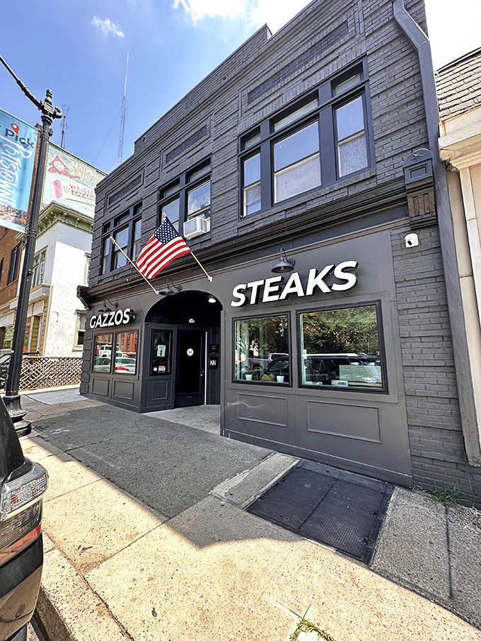 Standing proud on the corner, Gazzos beckons hungry souls with its understated charm and promise of cheesesteak nirvana.