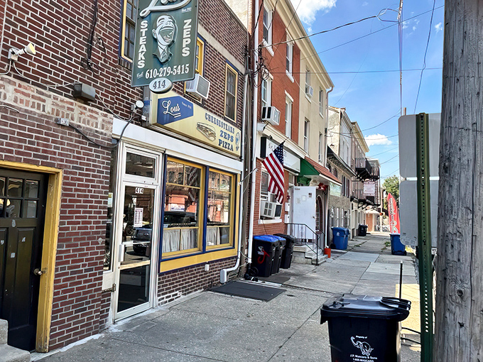 Lou's unassuming exterior on Norristown's East Main Street proves once again that culinary treasures often hide in plain sight.
