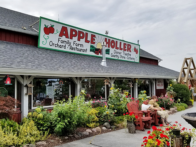 The red barn charm of Apple Holler welcomes visitors with colorful gardens and a promise of orchard adventures. Wisconsin farm-to-table doesn't get more literal than this!