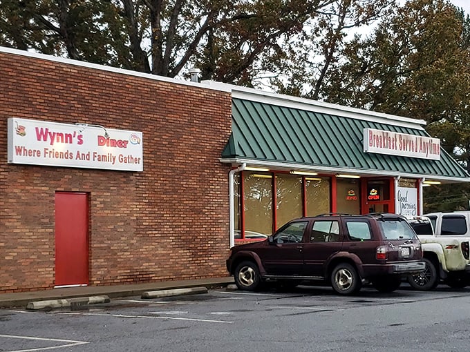 The unassuming brick exterior of Wynn's Diner promises no frills, just honest food. Like a culinary speakeasy, the best spots never need flashy signs.