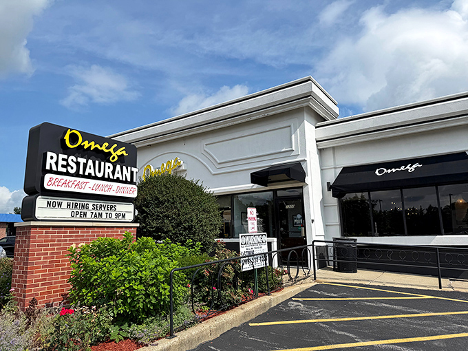 The unassuming exterior of Omega Restaurant in Downers Grove promises what flashy establishments can't &ndash; honest food that speaks directly to your soul.