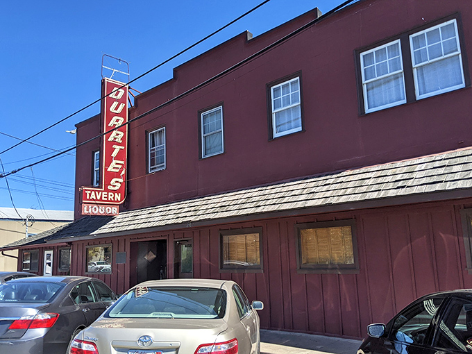 That weathered red exterior might fool you, but inside lies seafood magic that'll change your life forever.