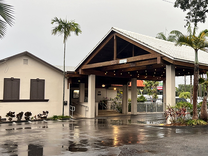 Don't let the modest exterior fool you&mdash;this unassuming entrance hides one of Fort Lauderdale's most beloved culinary institutions, where steak legends are born.