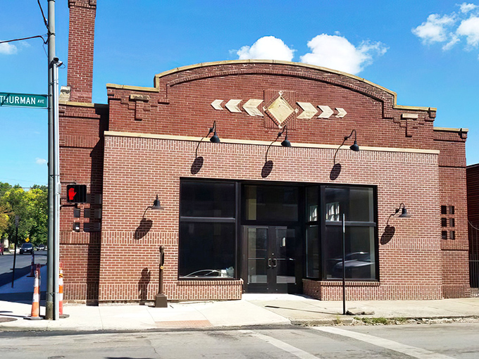 The unassuming brick exterior of Fox in the Snow belies the culinary wonderland within. Like finding a secret door to pastry paradise in Columbus.
