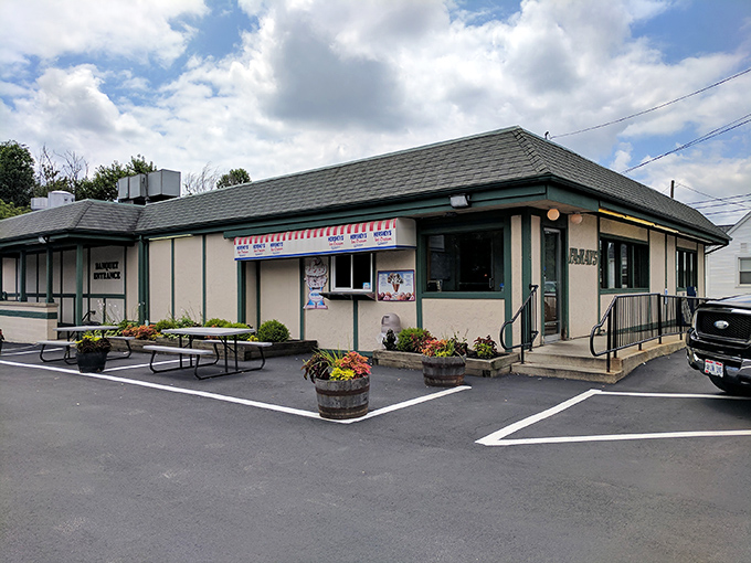 The unassuming exterior of Fa-Ray's Family Restaurant hides culinary treasures that would make any food pilgrim rejoice. Small-town charm in architectural form.