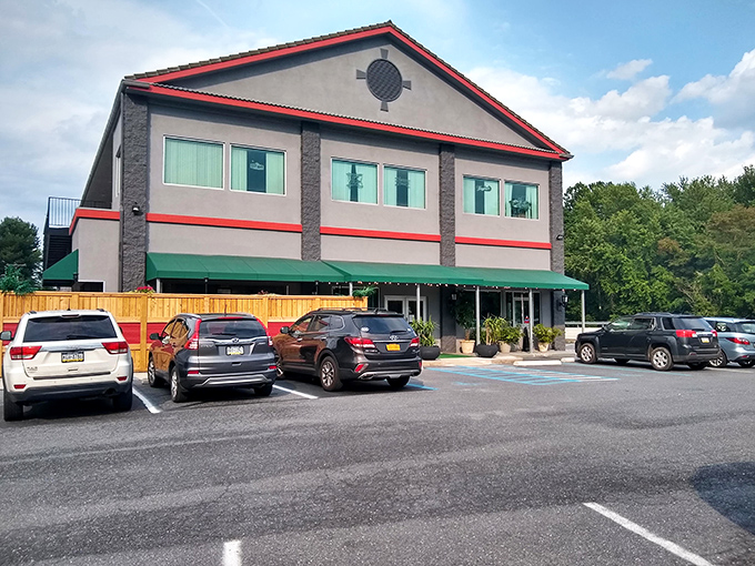 The unassuming exterior of Lumberjack's Kitchen hides culinary treasures within, like finding a Broadway show in a high school auditorium.