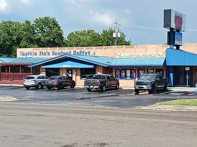 The unassuming exterior of Captain Jim's belies the seafood treasures within&mdash;like finding an oyster with a pearl in the mountains of Tennessee.