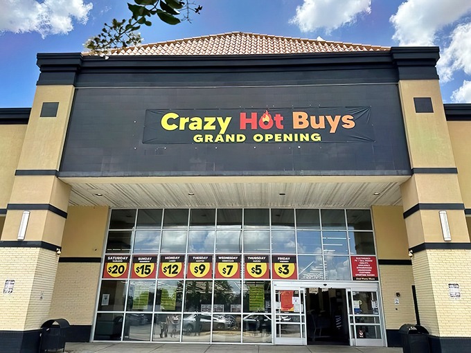 The storefront beckons like a retail oasis in Orlando's commercial landscape, promising treasures at prices that'll make your wallet do a happy dance.