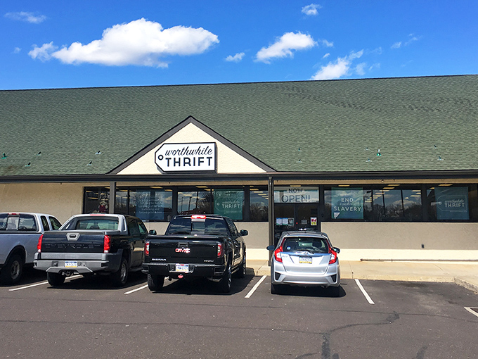The unassuming exterior of Worthwhile Thrift belies the treasure trove within. Like finding a five-star restaurant in a strip mall, prepare to be delightfully surprised.