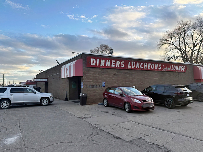 The unassuming brick exterior hides pizza greatness, like finding a Motown superstar performing in a neighborhood garage.