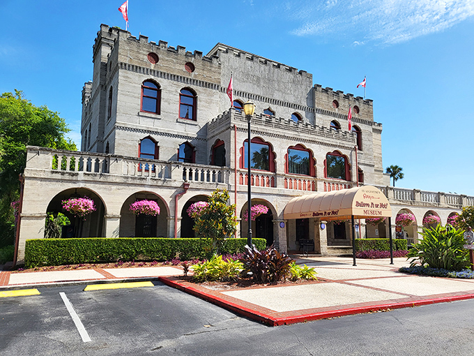 Castle Warden stands like a medieval mirage in sunny Florida, housing treasures stranger than your wildest fever dreams.