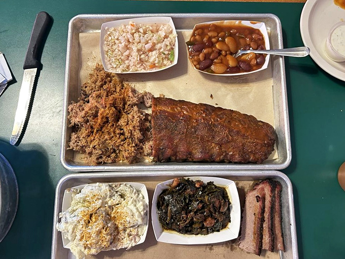 A tray that answers life's most important question: "Why choose between meats when you can have them all?"