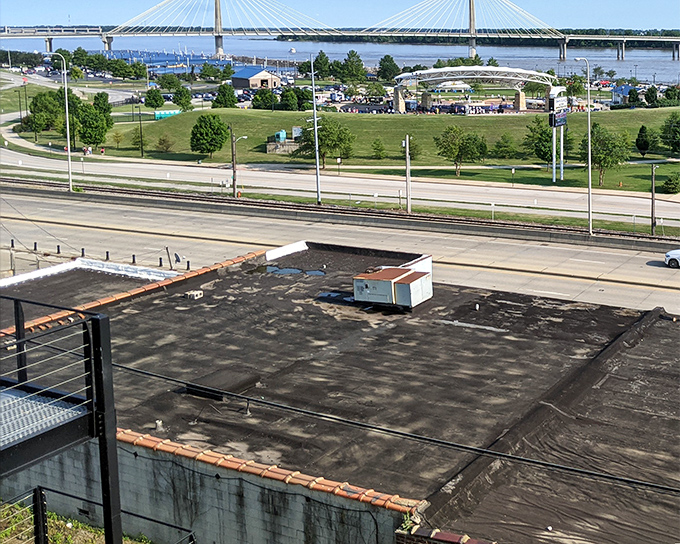 Historic limestone ruins whisper tales of commerce from America's more ambitious industrial past.
